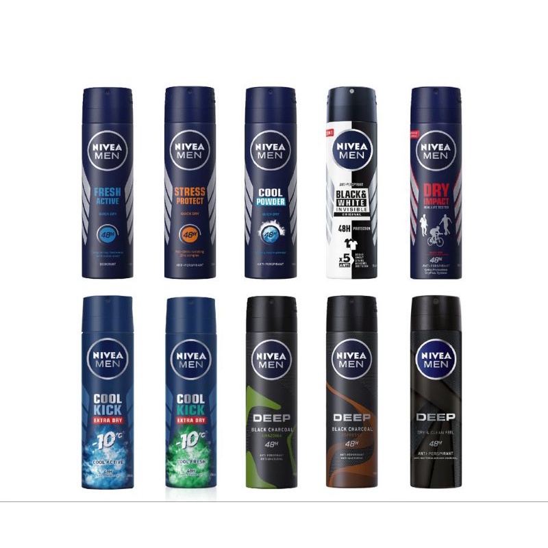 นีเวีย Nivea Deo Men Anti Perspirant Spray 150 ml. | Shopee Thailand