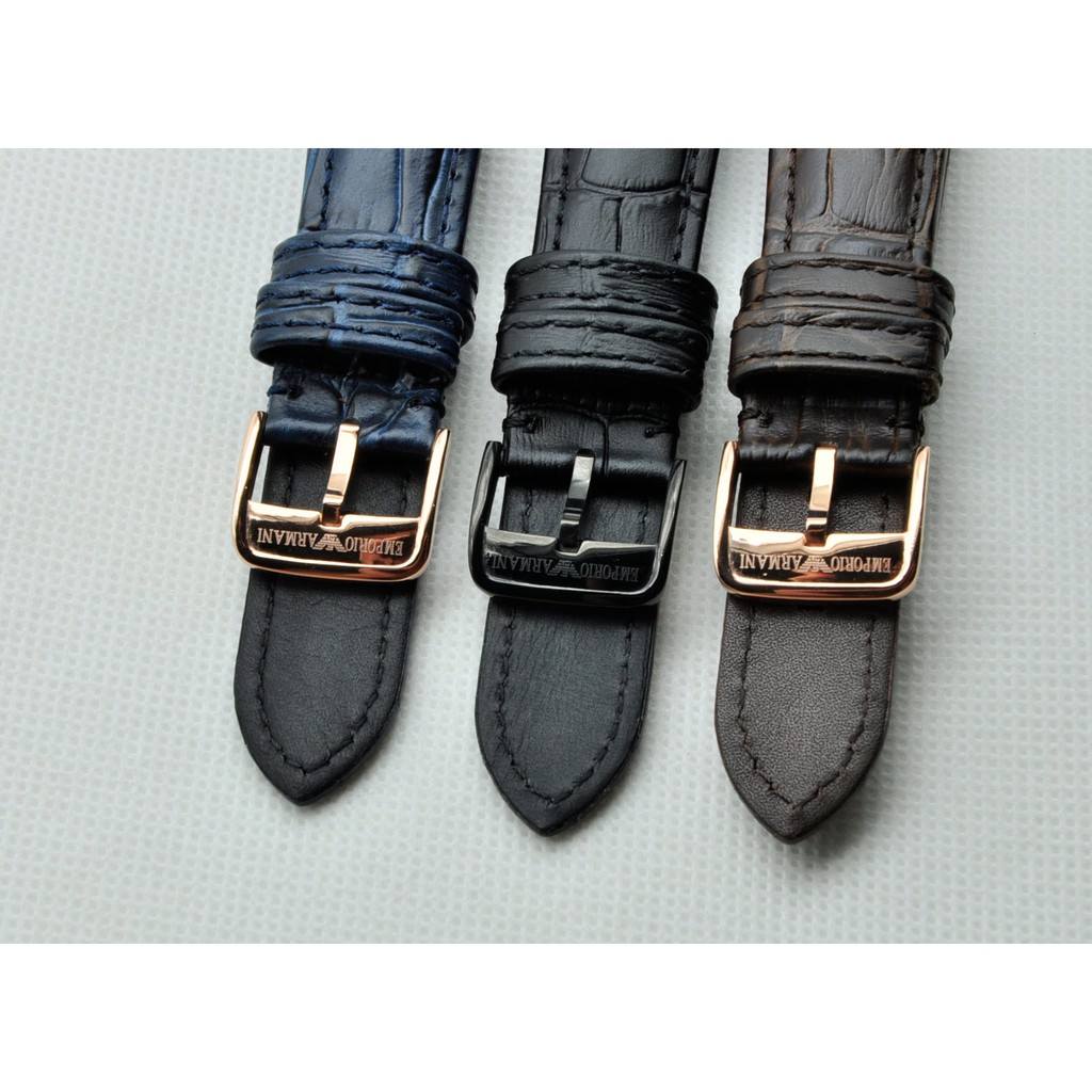 สายนาฬิกาข้อมือสายหนังวัวแท้ Ar1916 1920 1924 1947 1892 1890 11135 ...