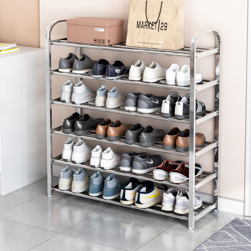 Stainless Steel Shoe Rack Simple Household Indoor Nice Multi-Layer ...