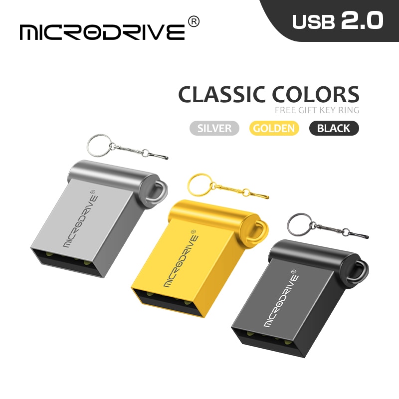 Original Super mini 32GB pendrive metal USB flash drive 16GB 32GB 64GB ...