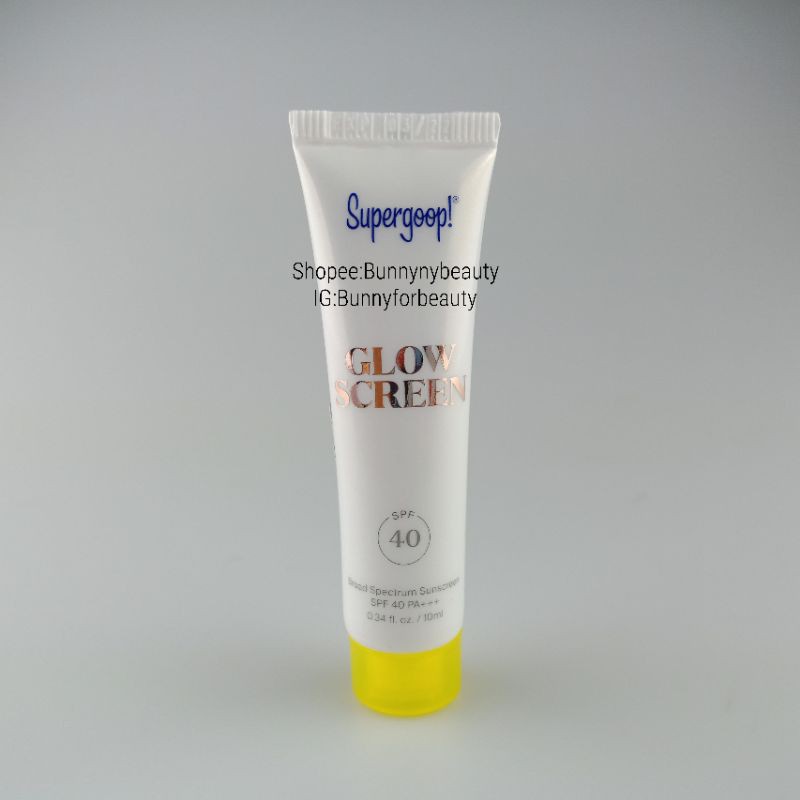 Supergoop Glowscreen Broad Spectrum Sunscreen Primer SPF 40 PA+++ 10 ml ...