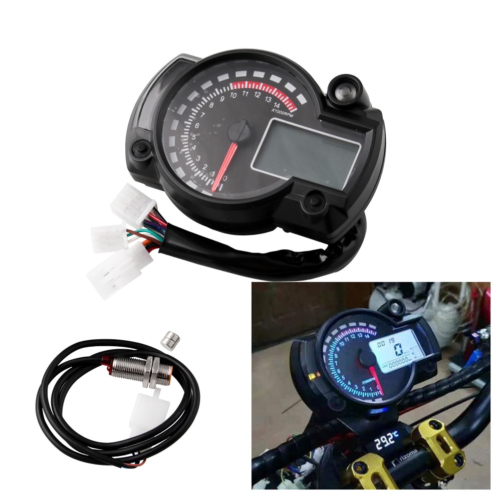 （In Stock）Motorcycle Universal Instrument In 7 Colors Waterproof ...
