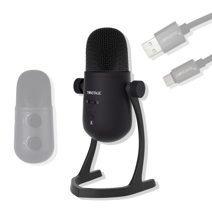 Tiwastage usb Condenser Microphone Computer Podcast Mic for PC/PS4/Mac ...