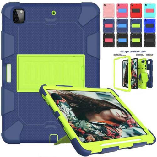 Shockproof Hybrid Heavy Duty PC Silicone Hard Stand Tablet Case Cover ...