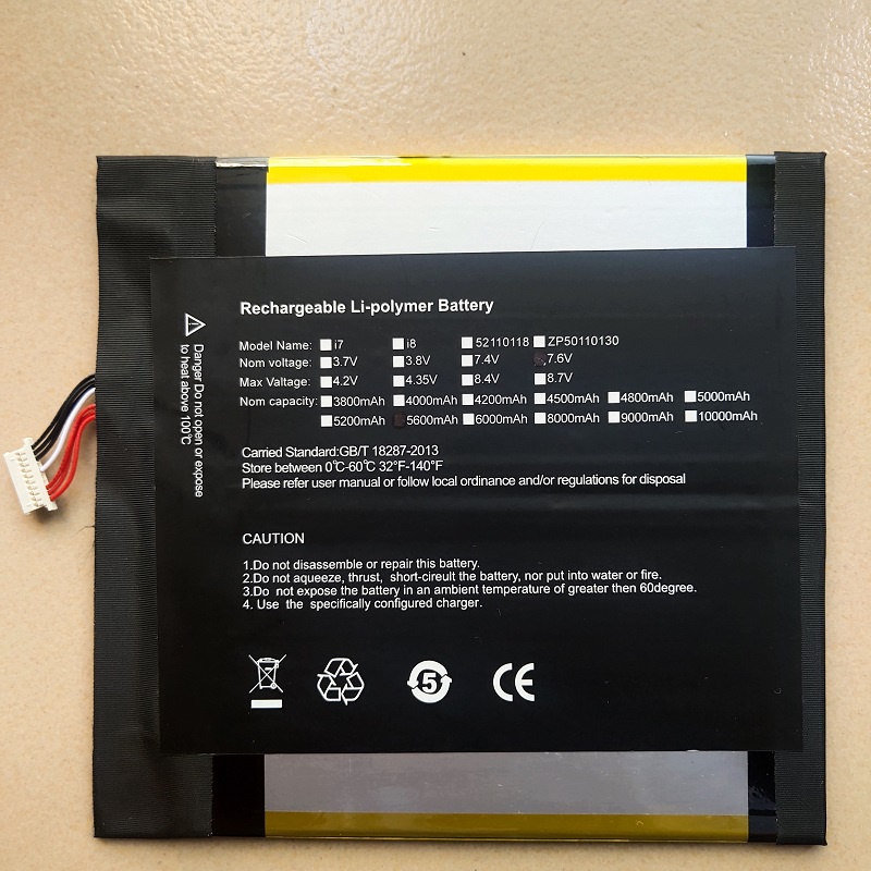 New 7.6V 5000mAh Battery For Chuwi Lapbook 12.3 Tablet PC Replacement ...