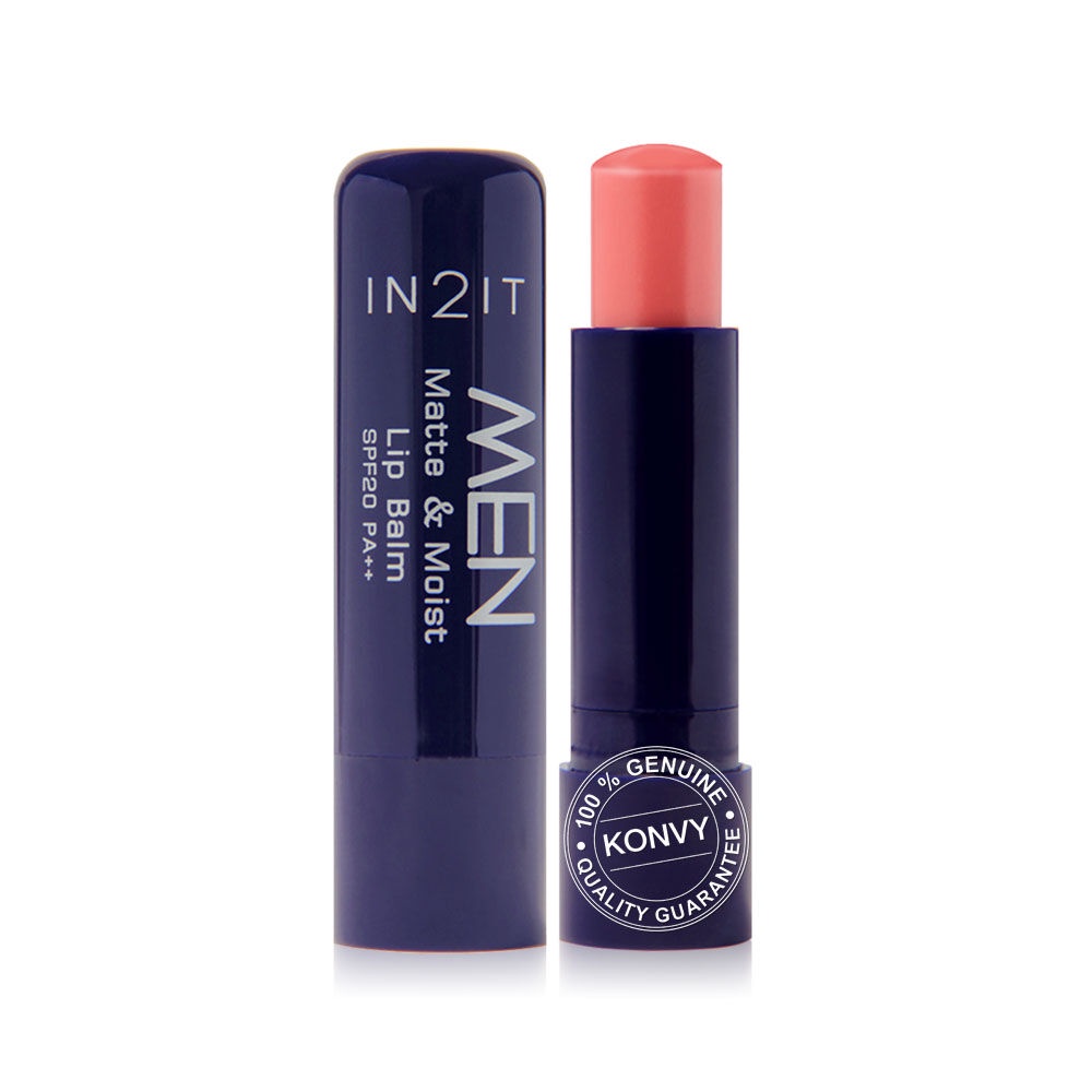 In2It Men Matte & Moist Lip Balm Spf20 Pa++ 4.8g #MLBM03 Brown ...