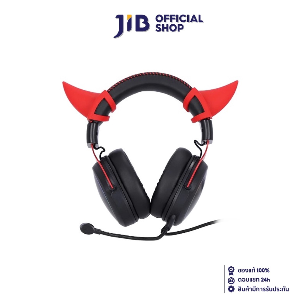 HEADSET (หูฟัง) ONIKUMA X10 RGB DEVIL EDITION AUX3.5 (BLACKRED ...