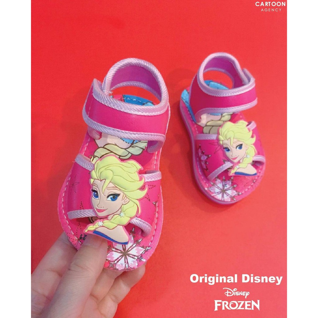 รองเท้าเด็กรัดส้น ลายเอลซ่า Frozen Elsa พื้น EVA เบามาก ลิขสิทธิ์แท้ ...