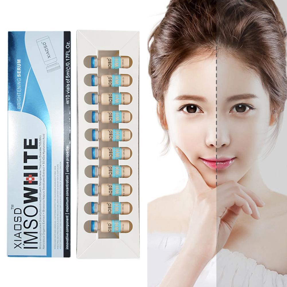 10 ชิ้น / ชุด Meso White Brightening เซรั่มสําหรับใช้แต่งหน้า iG2i ...