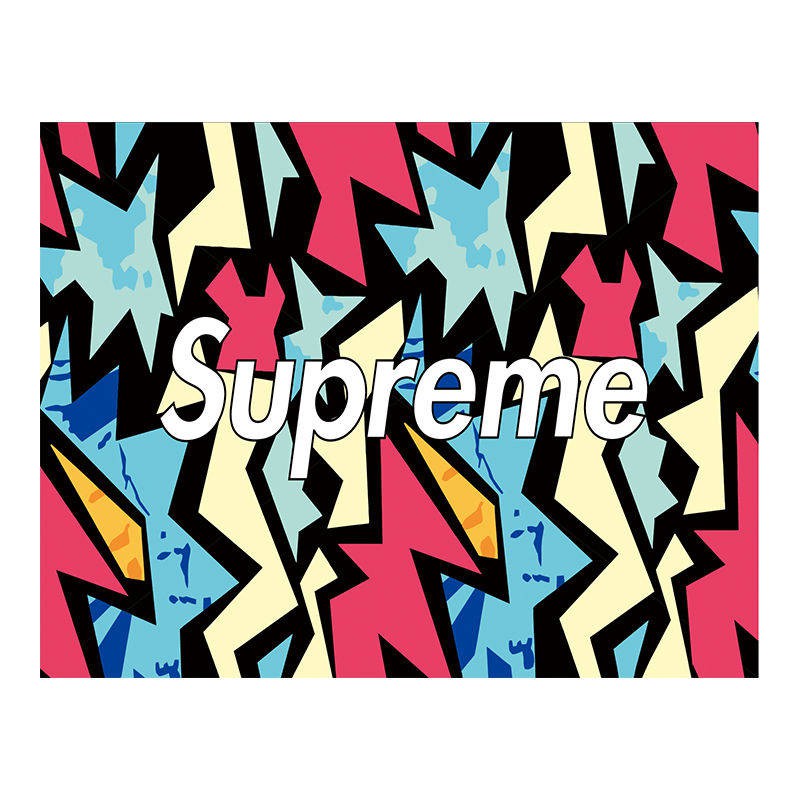 แต่งห้อง： Tide แบรนด์ Supreme ผ้าแขวนผ้าพื้นหลังผ้าสุทธิห้องสีแดงผนัง ...