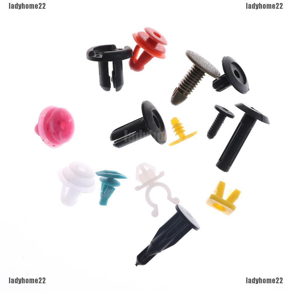 LH&200pcs/bag Various Car Plastic Rivet Auto Fasteners Push Pin Bumper ...