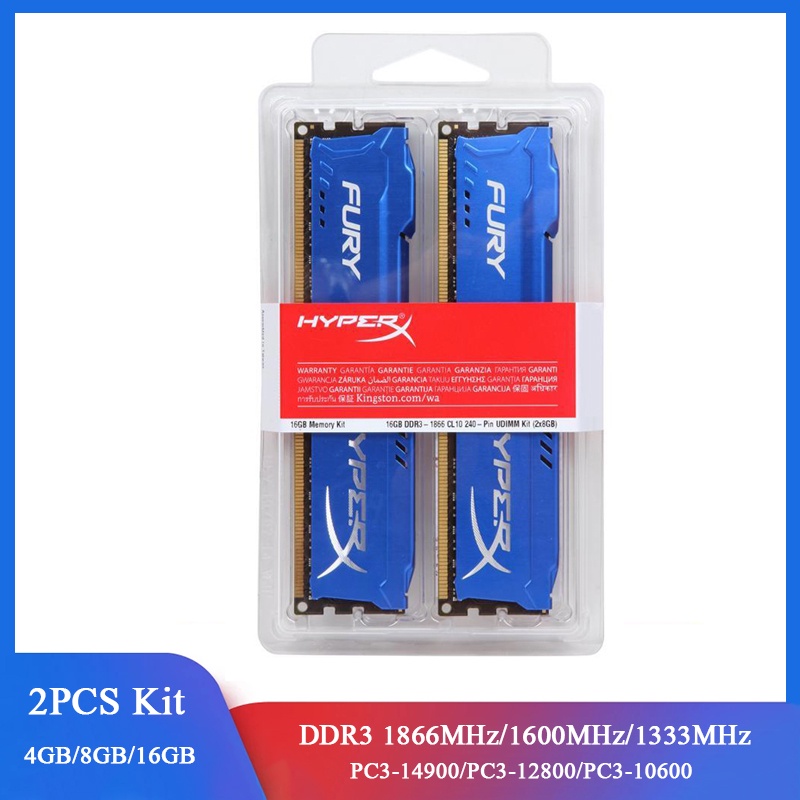 Memoria DDR3 8GB 16GB 2x4GB (2x8GB) Kit RAM 1866MHz 1600MHz 1333MHz ...