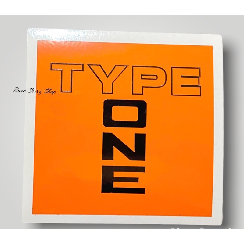 สติ๊กเกอร์ TYPE ONE งานตัด ราคาต่อแผ่น - racestoryshop - ThaiPick