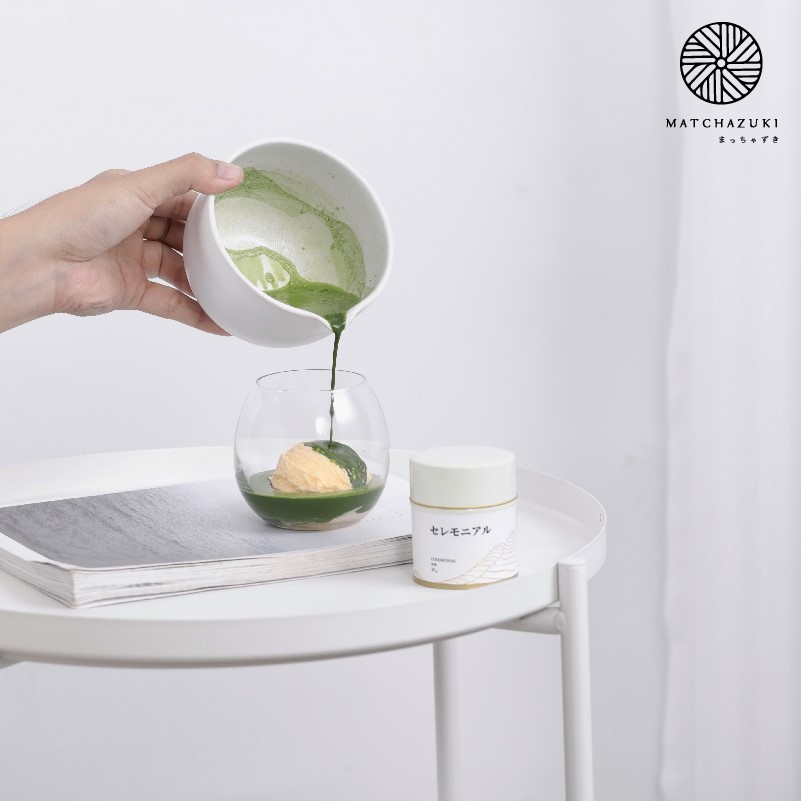 MATCHAZUKI ผงมัทฉะญี่ปุ่นพรีเมียม เกรด Ceremonial 30g Uji Kyoto เกรด ...