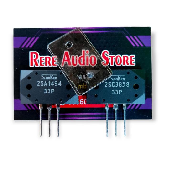 ทรานซิสเตอร์ SANKEN Super 2SA 1494 And 2SC 3858 2SA1494 2SC3858 ล็อต ...