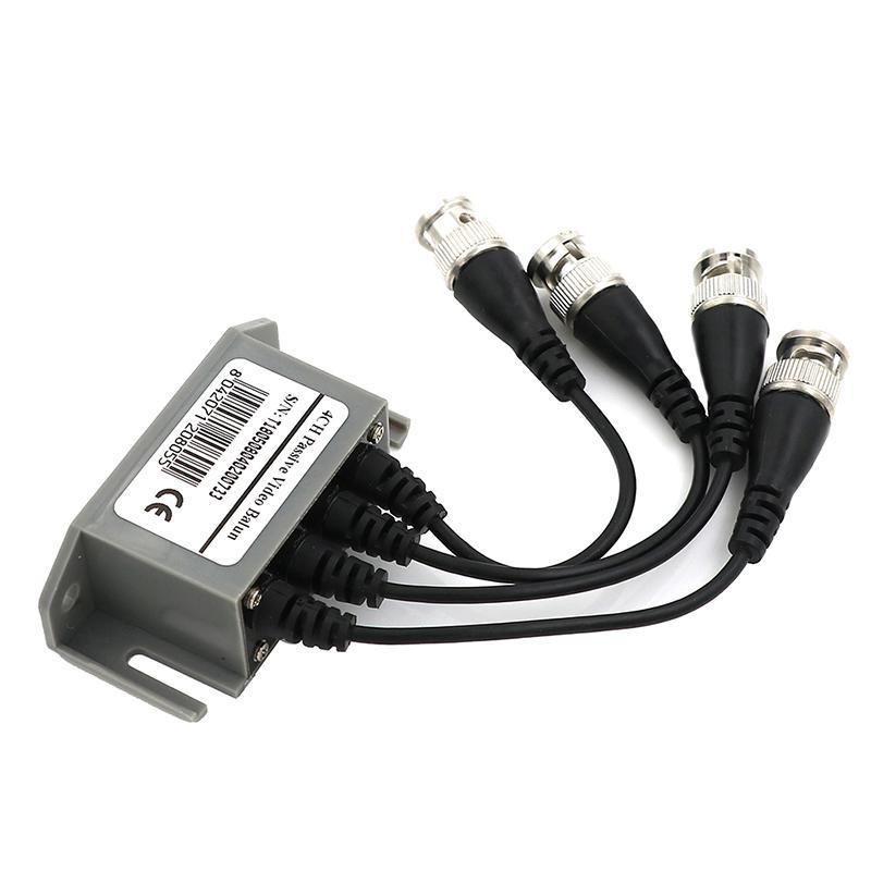 4 Channel Passive Cctv Camera Utp Bnc Video Balun Transceiver Rj45 Cat5 Cable - cardflower.th ...