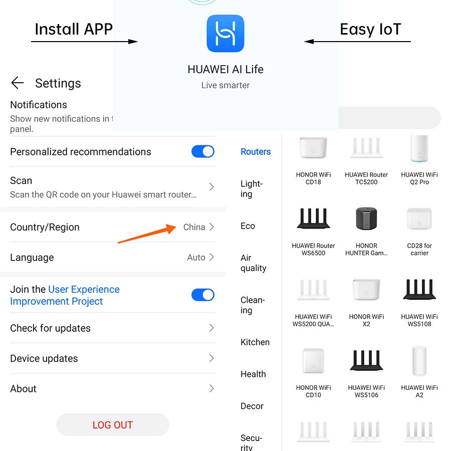 NEW Huawei HONOR Router 3 Wifi 6 Plus Up to 3000Mbps Mesh Gigahome Dual ...