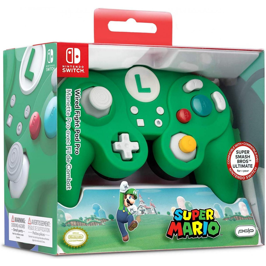 .. NSW SUPER MARIO BROS LUIGI WIRED FIGHT PAD PRO (เกมส์ Nintendo ...