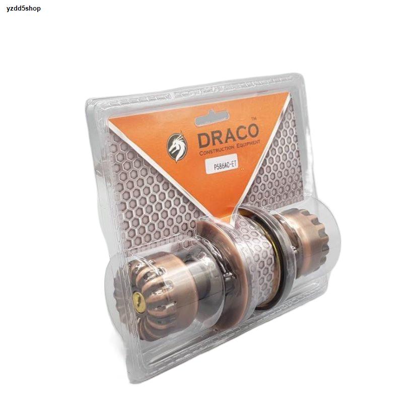 จัดส่งตรงจุดลูกบิดประตู สแตนเลส DRACO ห้องนอน ห้องน้ำ สีสแตนเลส สีรมดำ ...