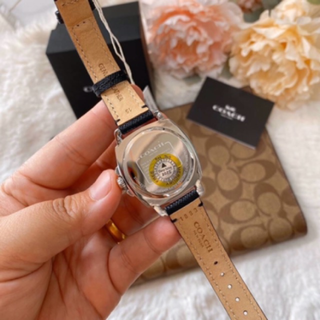 ️พร้อมส่ง Womens Coach #14503152 BOYFRIEND Silver Tone Glitz Watch ...