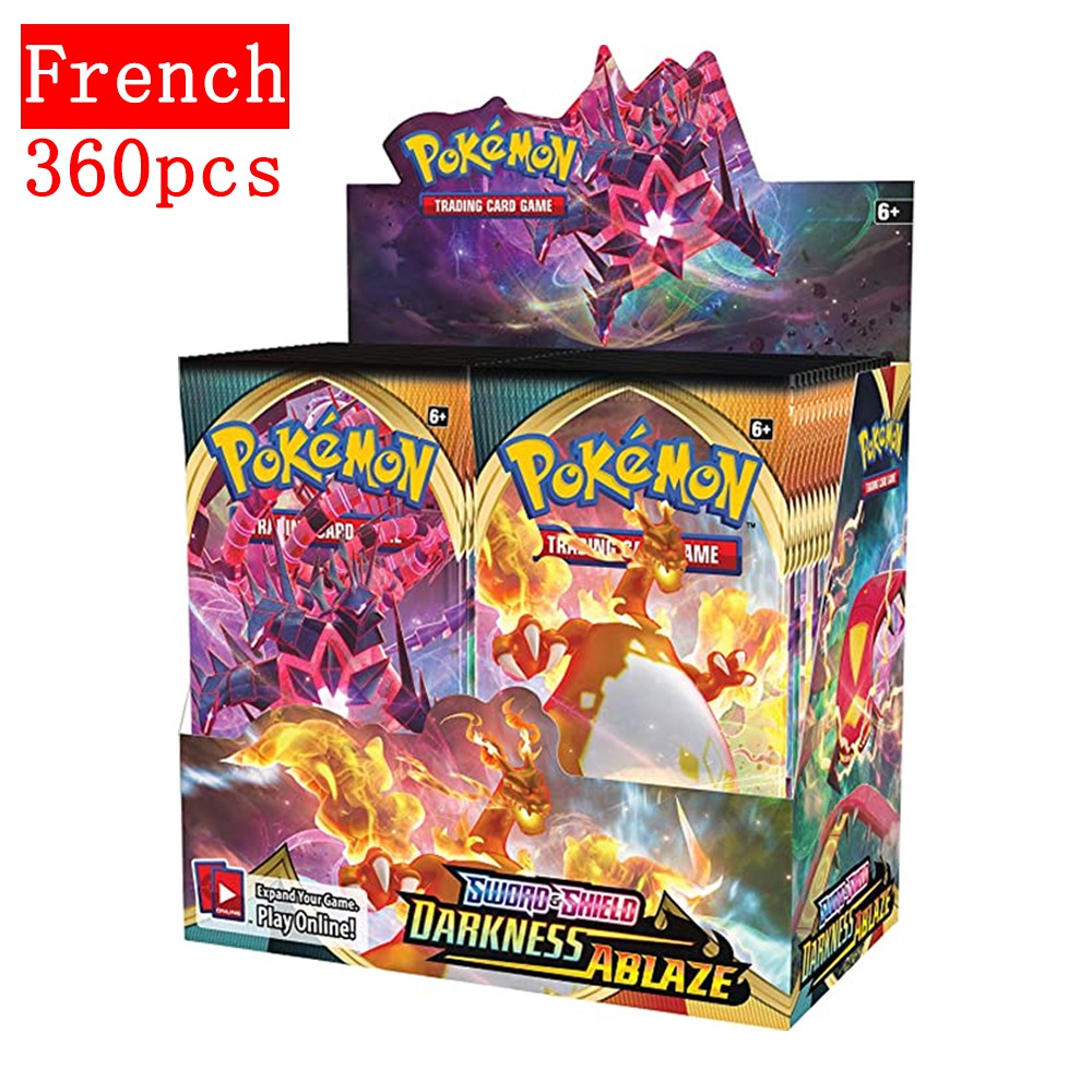 2021 Newest French Pokemon Cards 360Pcs Pokémon TCG: Sword and Shield ...