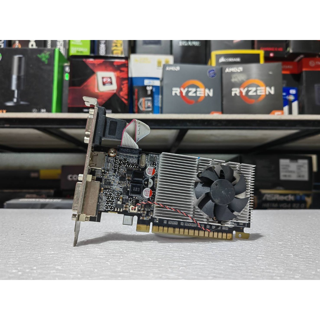 การ์ดจอ(graphic card) NVIDIA GEFORCE 605 (ไม่ต่อไฟเพิ่ม) 1 MONTH ...