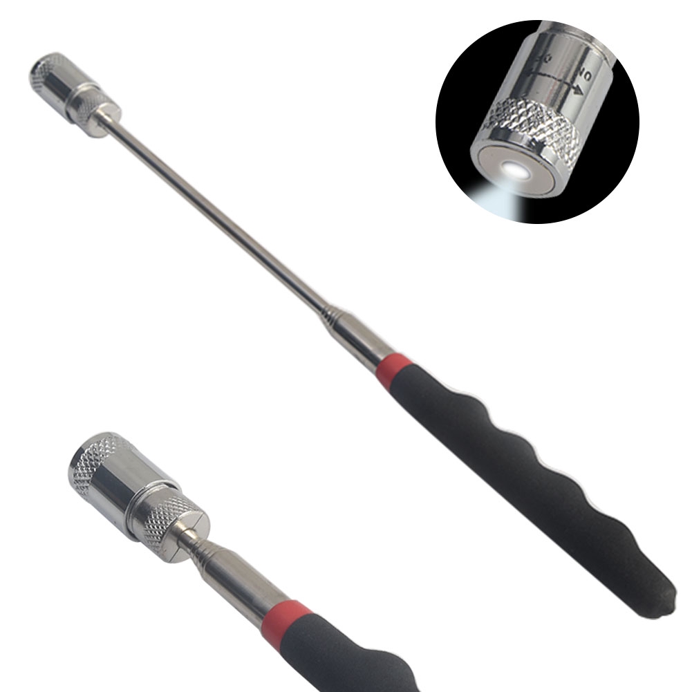 Magnetic Retractable Stick LED Portable Telescopic Pick Up Rod Tool ...