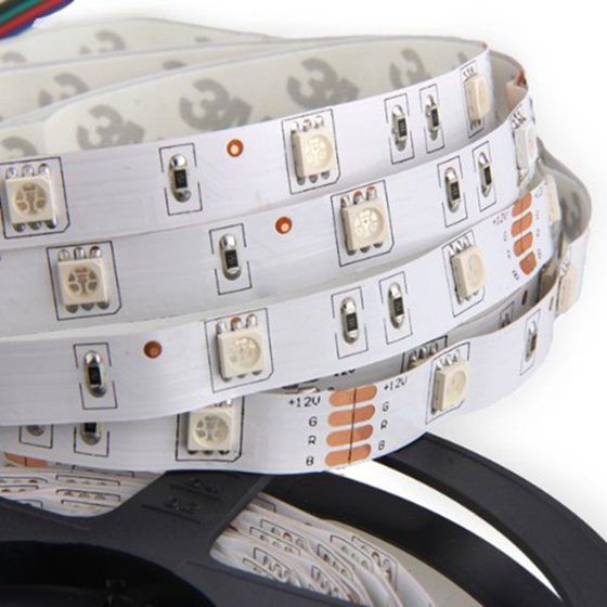 5M 5050 SMD 150 LED Strip ribbon bar RGB 44 remote control button ...