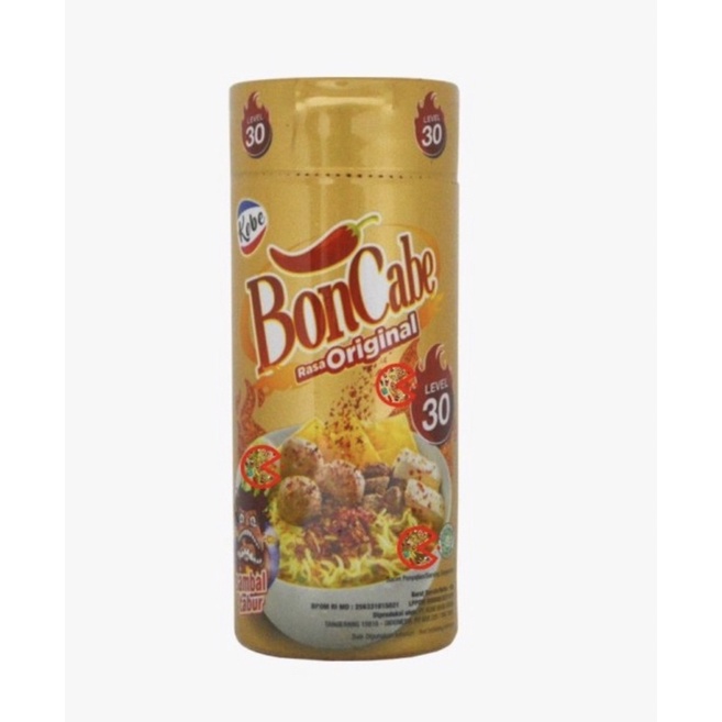 Indonesia Kobe Bon Cabe (Boncabe) Sambal Tabur (Sprinkle Chili Flakes ...