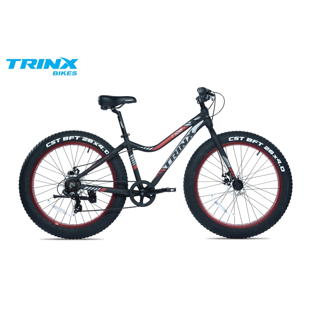 จักรยานล้อโต TRINX FATBIKE T106 7 สปีด เฟรมอลู วงล้อ 26 นิ้ว 2021 - km8bicycle - ThaiPick