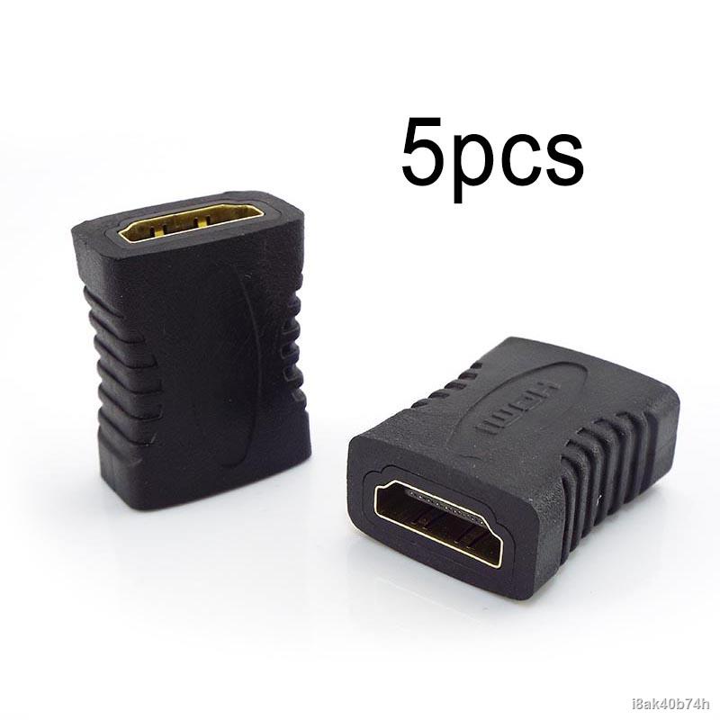 อะแดปเตอร์ทีวี 5pcs Female To Female Joiner HDMI compatible Extender ...