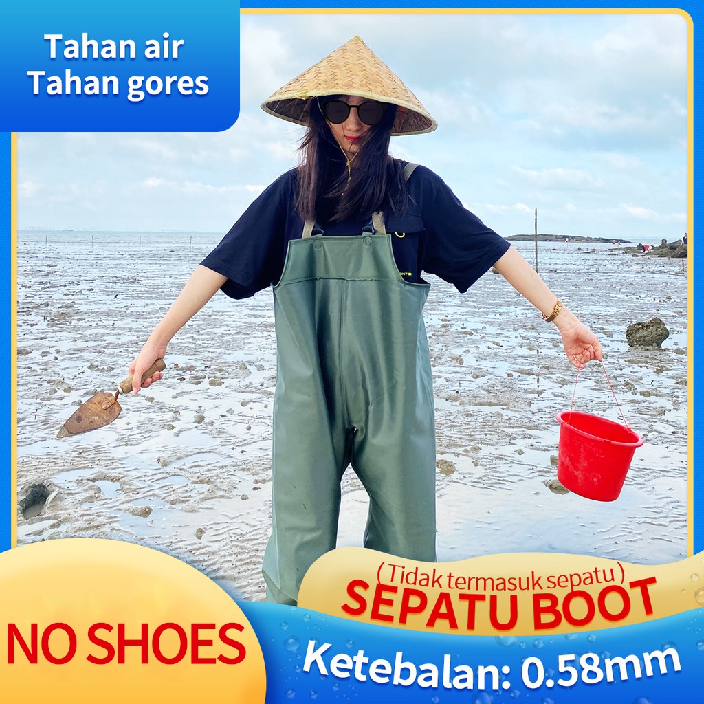 รองเท้าบูทยาว PETANI NELAYAN RAWA ป้องกันน้ําท่วม สําหรับล้างรถยนต์ ...