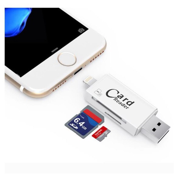 iDragon(5) การ์ดรีดเดอร์ SD Card Reader iUSB Pro USB TF Card Reader ...