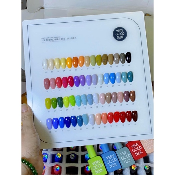 very good nail 60สี free base top free ชาร์สี ขวด 15mlแถม2ชาร์ป ...