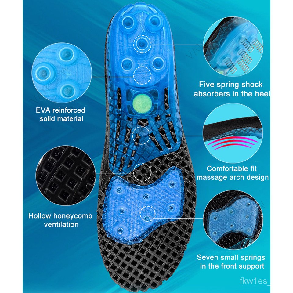 EVA Spring silicone sole insole flat feet orthotic insoles arch support ...