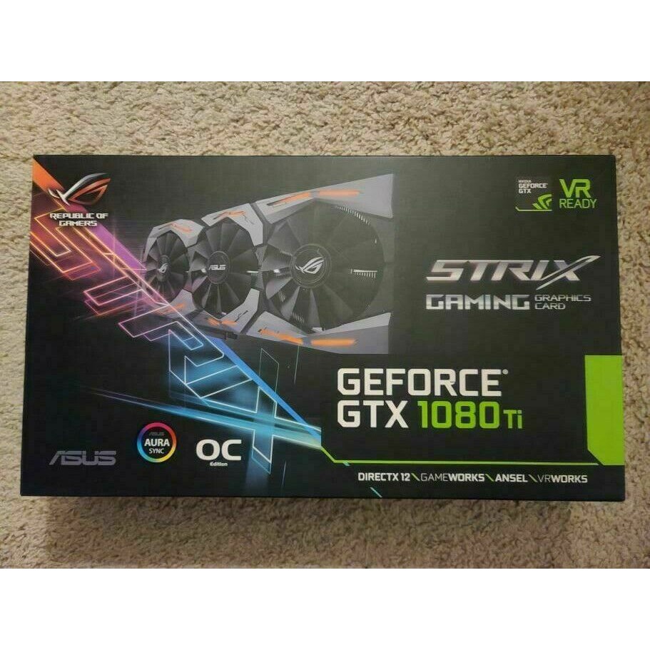 ASUS GeForce GTX 1080 TI 11GB GDDR5X Graphics Card - b2e8al08qs - ThaiPick