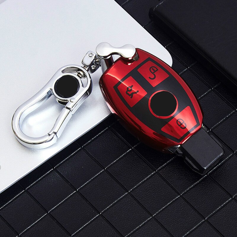 High Quality Tpu Car Key Bag Case Cover Key Holder Chain for Mercedes ...