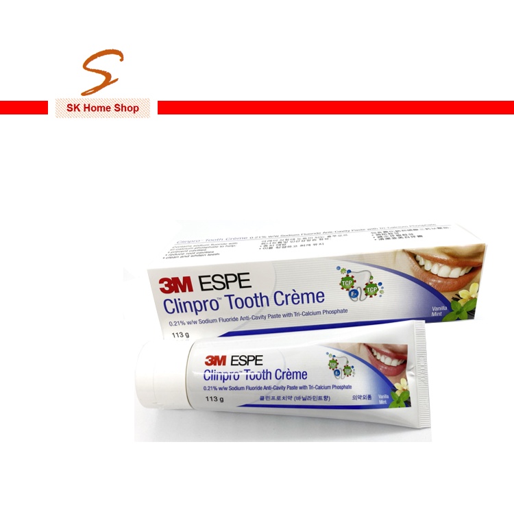 ยาสีฟัน 3M Clinpro Tooth Creme ยาสีฟัน 3M คลินโปรทูธครีม สูตรผสม ...