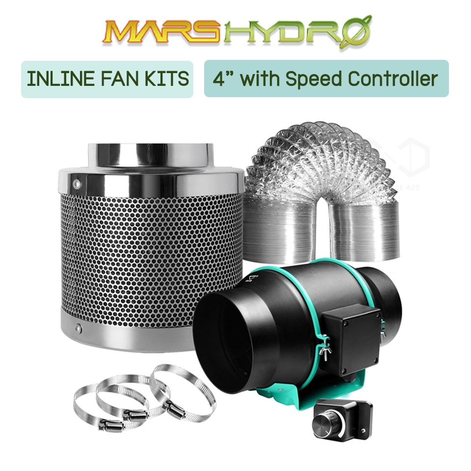 Mars hydro Fan FULL SET พัดลมระบายอากาศ 4 - 6 Ventilation Fan Kit พัดลม ...