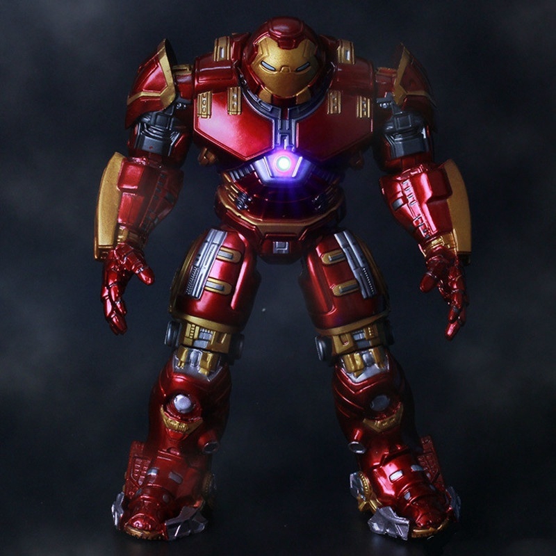 foxty hulk buster armor joints mark โมเดลตุ๊กตา pvc พร้อมไฟ led ของเล่น ...