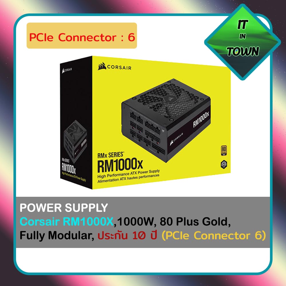 Corsair HX1200 HX850 RM1000X RM850 RM750 80 Plus Gold Fully Modular ...