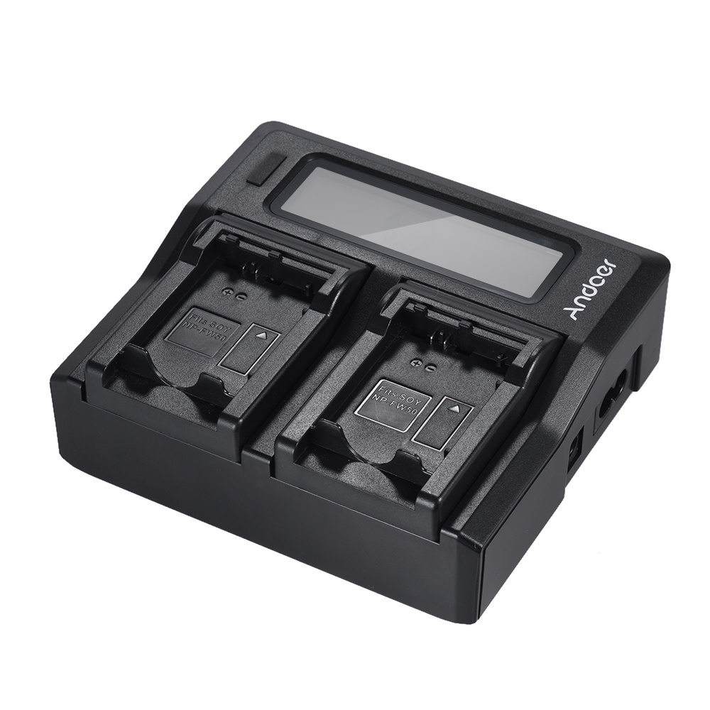 Andoer NP FZ100 Camera Battery Charger for Sony Dual Channel LCD Camera Battery Charger for Sony ...