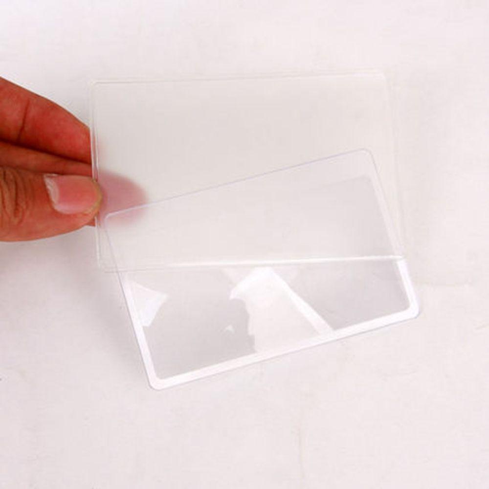 MAYSHOW 510PCS Lens 3 X Magnifier 85 x 55mm Credit Card Size Magnifying ...