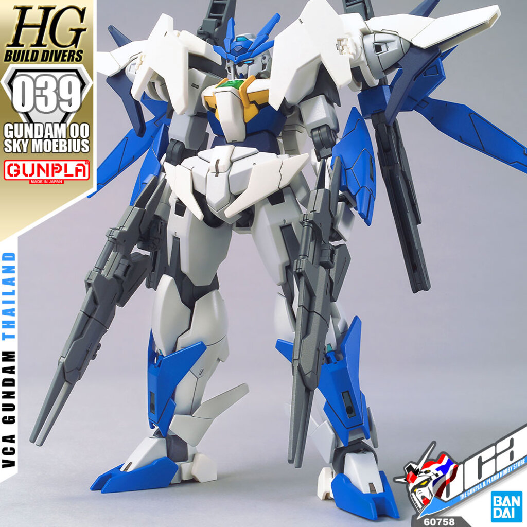 BANDAI GUNPLA HIGH GRADE HG 1144 GUNDAM 00 SKY MOEBIUS โมเดล กันดั้ม กันพลา VCA GUNDAM ...