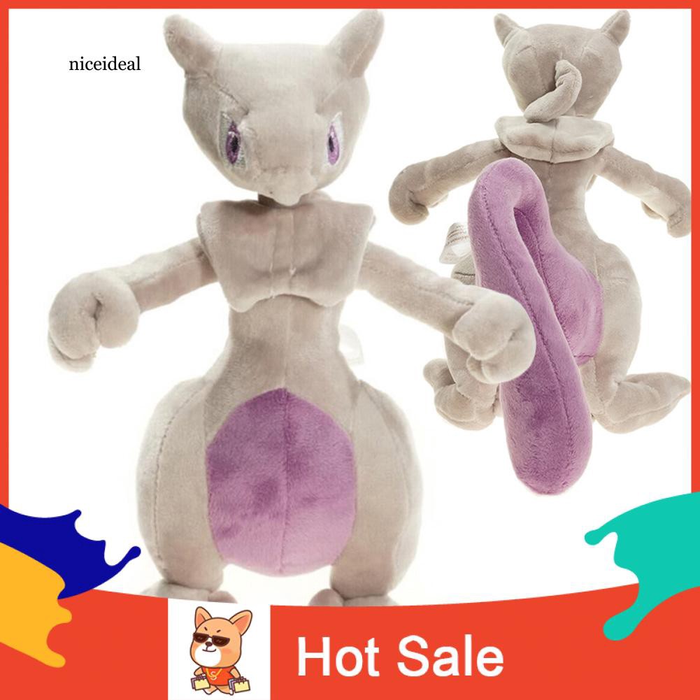 Nd 25cm Pokemon Mewtwo Plush Stuffed Toy Kids Gift Throw Pillow Sofa ...