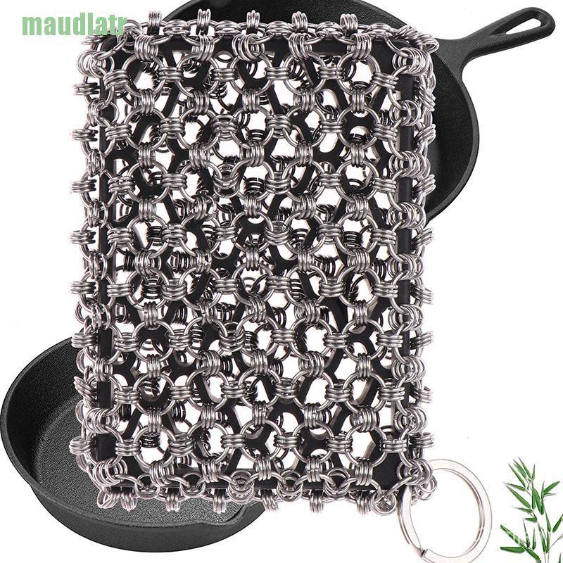 Cast Iron Cleaner Kitchen Pot Cleaning Scrubber Steel Rust Remover ...