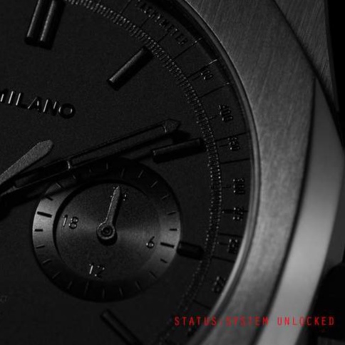 D1 milano Chronograph D1-CHBJSH 41.5mm ALL BLACK เข้มๆ เครื่อง SEIKO ...