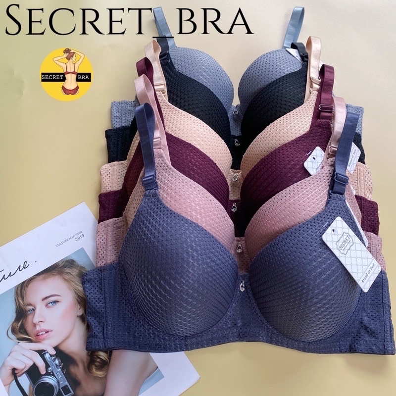 เสื้อในไซร้ใหญ่ มีโครง ทรงเต็มเต้าเรียบผ้ารู เก็บทรงเก็บเนื้อ ฟองบาง36-44 (1932) - secret.love ...