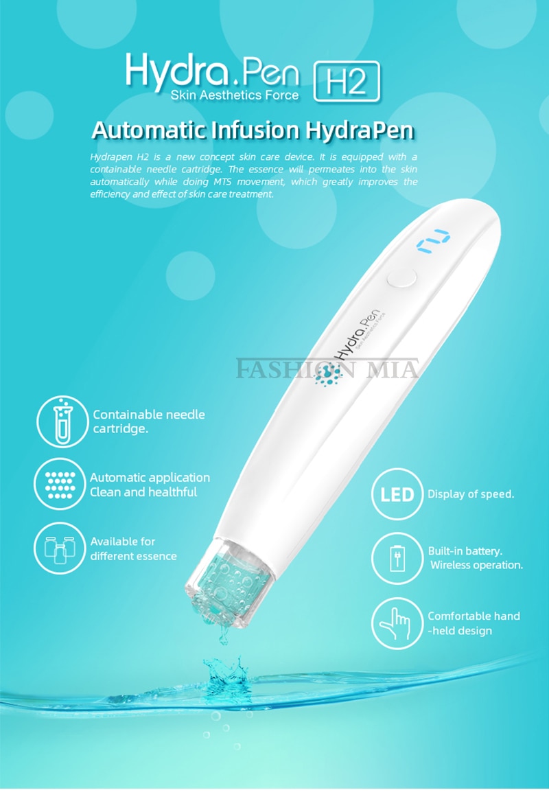 New Home Use Electric Hydra Pen H2 Derma Microneedling Pen Meso ...