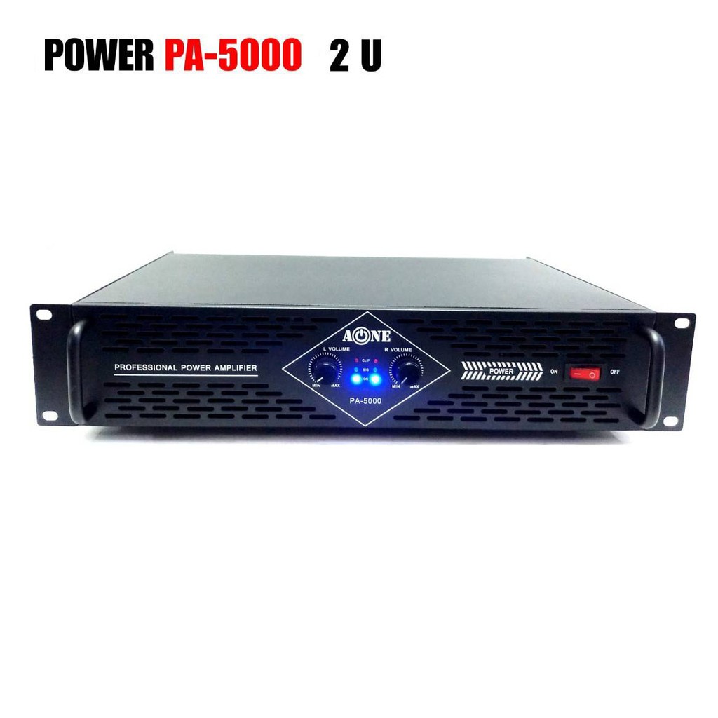 เพาเวอร์แอมป์ A-ONE Power Amp Class AB MODEL : PA-5000 - tnkautosound ...